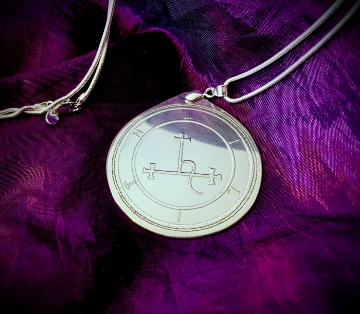 Sterling Silver Sigil of Lilith - Dæmonic Dreams Occult Books and Tools